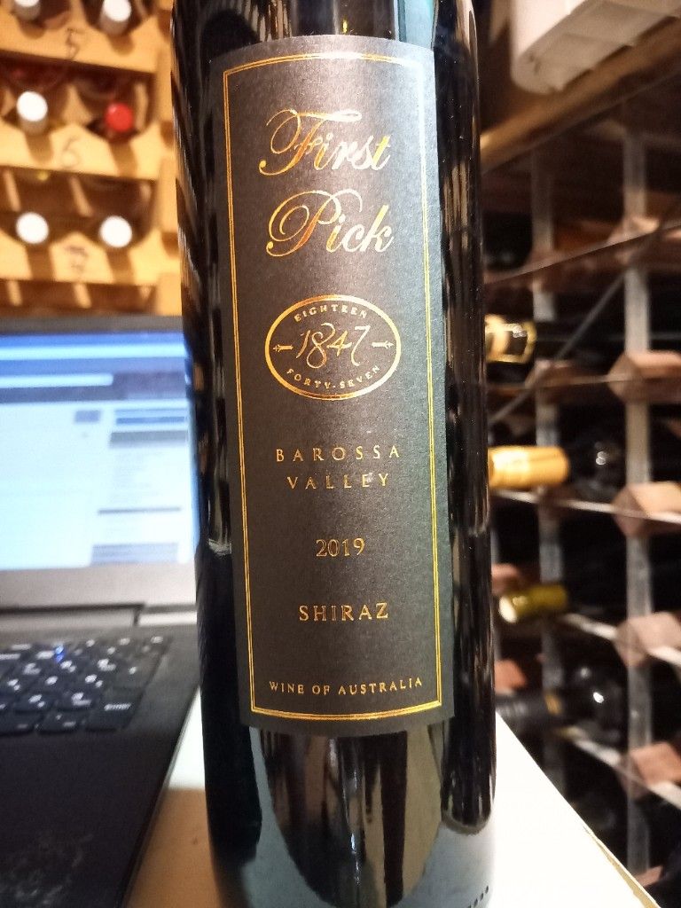 2019 Eighteen Forty Seven Winery Shiraz First Pick, Australia, South ...