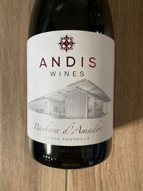 2017 Andis Wines Barbera d'Amador, USA, California, Sierra Foothills ...