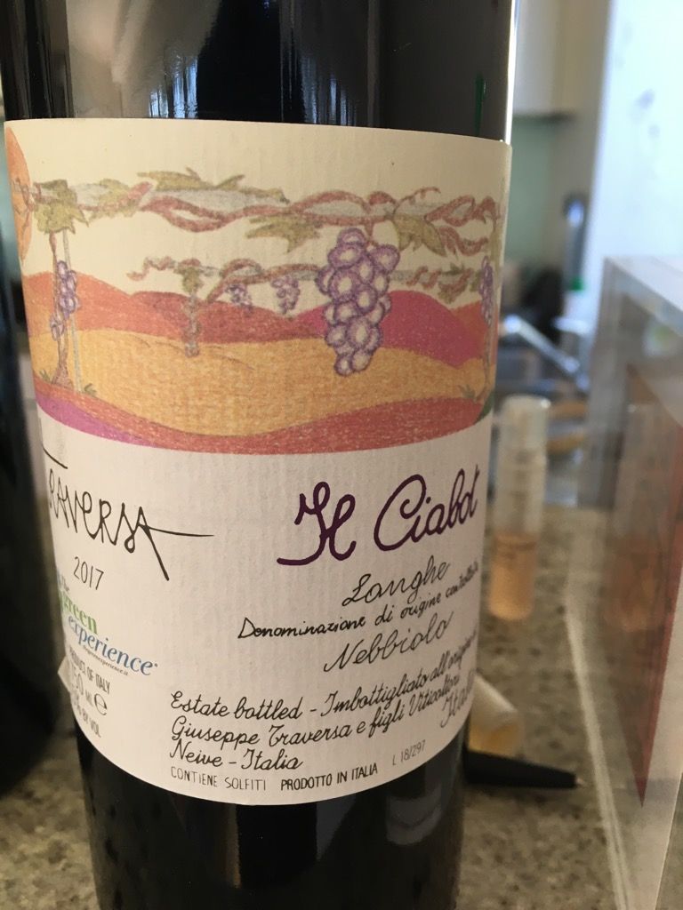 2019 Traversa Langhe Nebbiolo Il Ciabot, Italy, Piedmont, Langhe ...