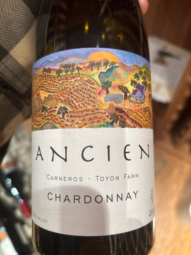 2022 Ancien Chardonnay Toyon Farm, USA, California, Napa / Sonoma ...