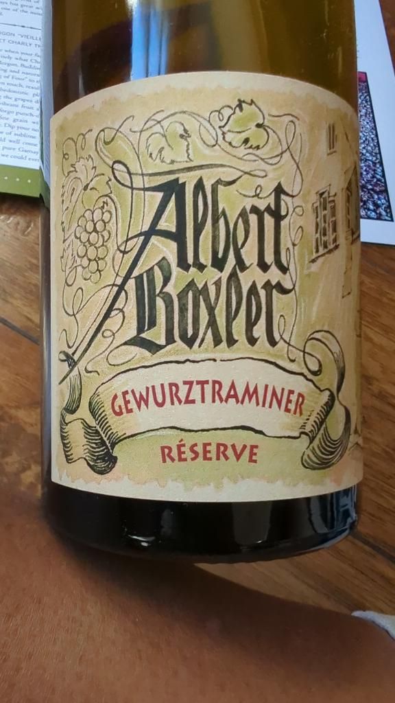 2021 Albert Boxler Gewurztraminer Reserve, France, Alsace - CellarTracker