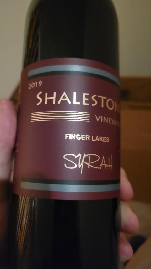 2019 Shalestone Syrah, USA, New York, Finger Lakes, Seneca Lake ...