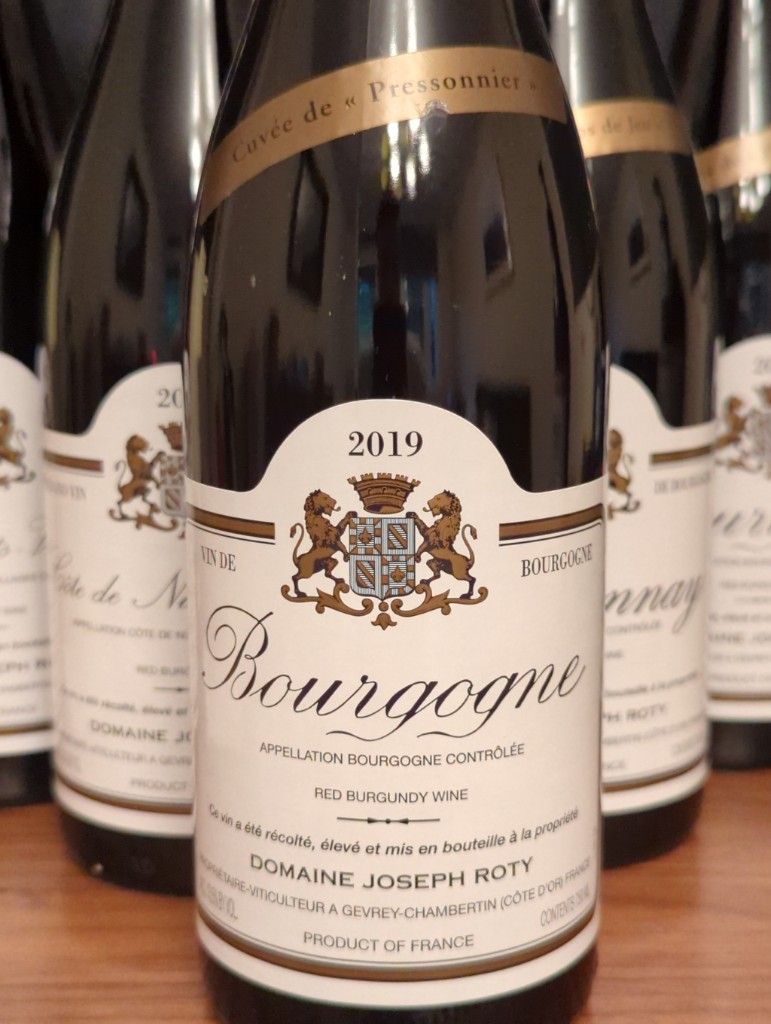 2019 Domaine Joseph Roty Bourgogne Cuvée Pressonnier, France, Burgundy ...