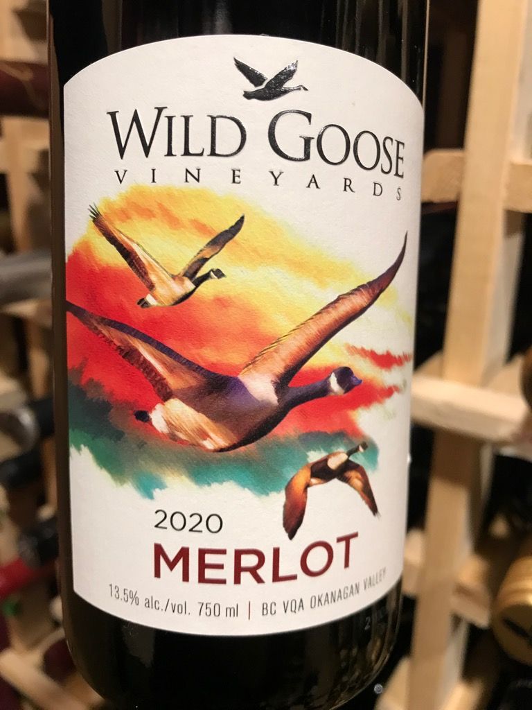 2020 Wild Goose Vineyards Merlot, Canada, British Columbia, Okanagan ...