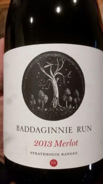 2011 Baddaginnie Run Merlot, Australia, Victoria, Strathbogie Ranges ...