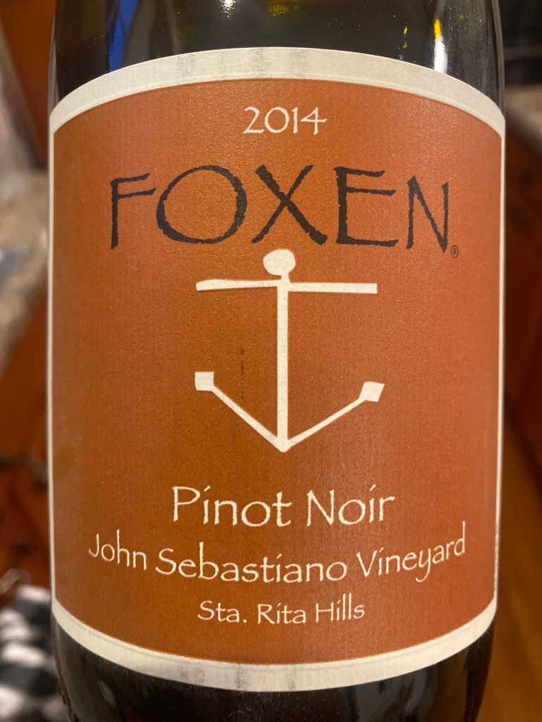 2014 Foxen Pinot Noir John Sebastiano Vineyard, USA, California ...