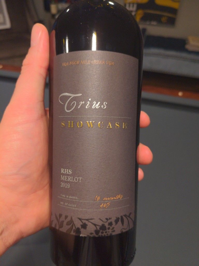 2020 Trius Merlot RHS (Right Hand Side) Clark Farm Vineyard, Canada ...