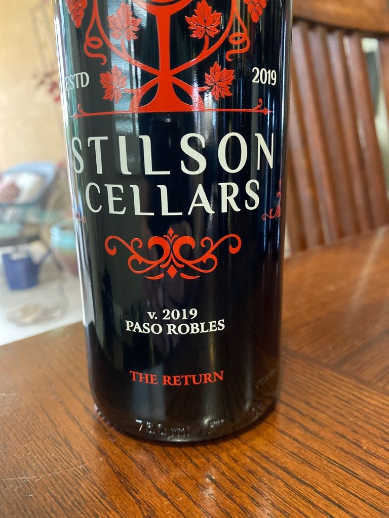 2021 Stilson Cellars The Return, USA, California, Central Coast, Paso ...