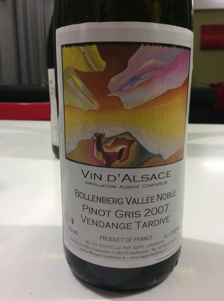 1992 Seppi Landmann Pinot Gris Vallée Noble, France, Alsace - CellarTracker