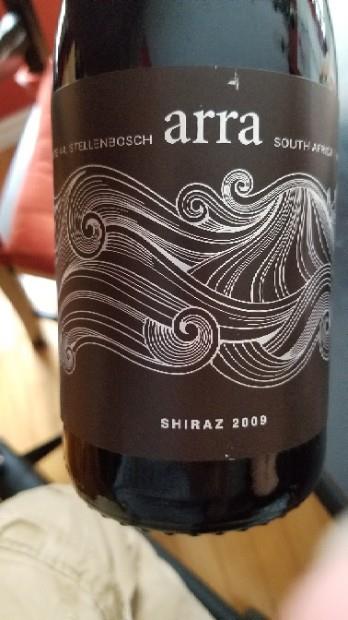 2015 Arra Vineyards Shiraz, South Africa, Coastal Region, Paarl ...