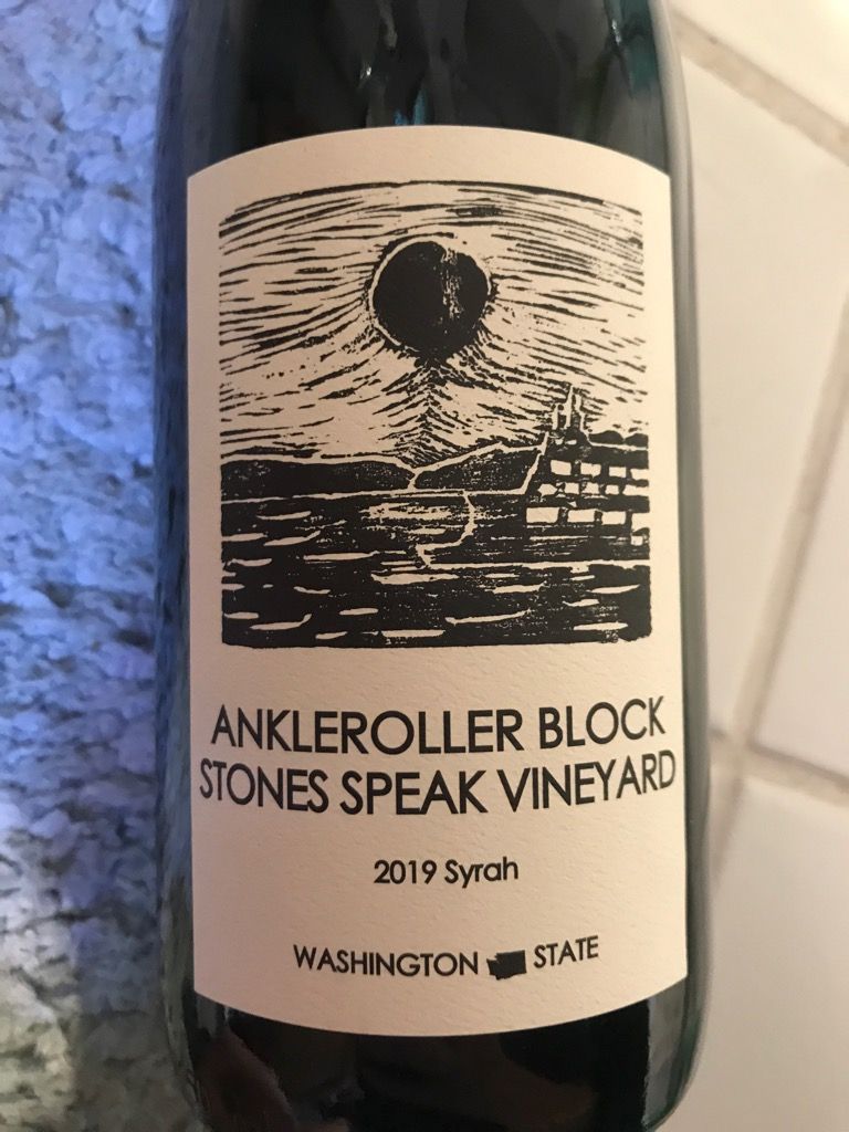 2019 Block Wines Syrah Ankleroller Block Stones Speak Vineyard, USA ...
