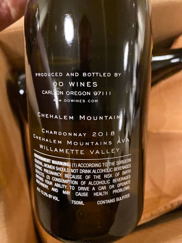 2018 00 Wines Chardonnay, USA, Oregon, Willamette Valley, Chehalem ...