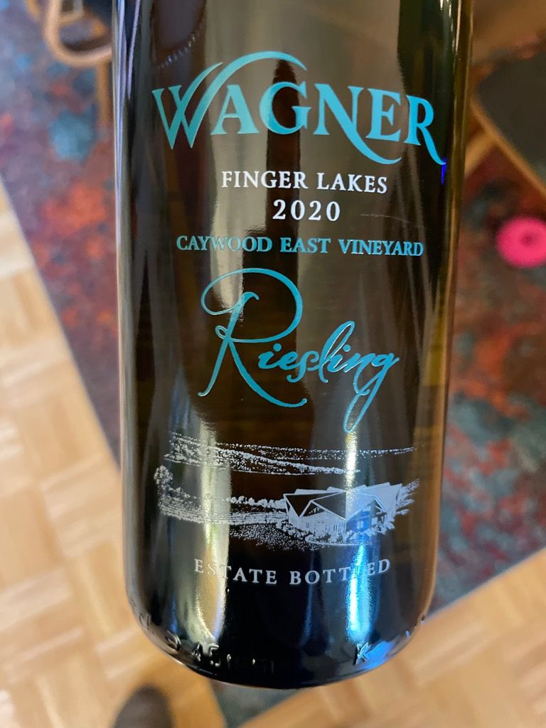 2021 Wagner Dry Riesling Caywood East Vineyard, USA, New York, Finger ...
