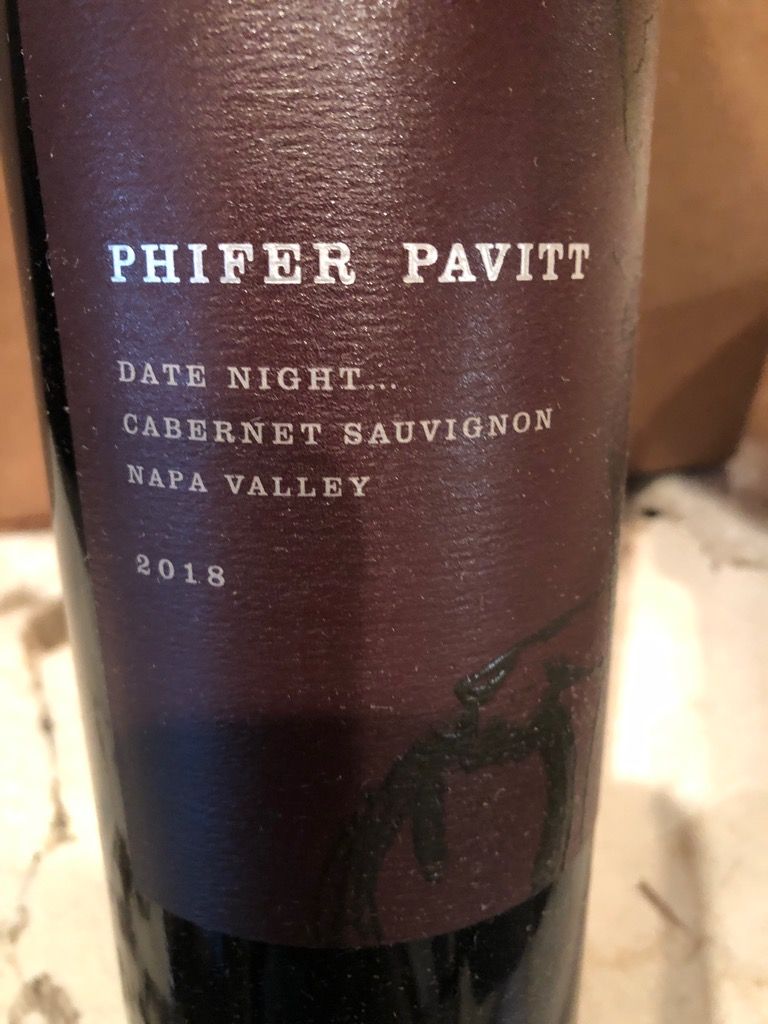 2018 Phifer Pavitt Cabernet Sauvignon Date Night, USA, California, Napa ...
