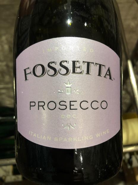 NV Fossetta Prosecco, Italy, Veneto / Friuli-Venezia Giulia, Prosecco ...