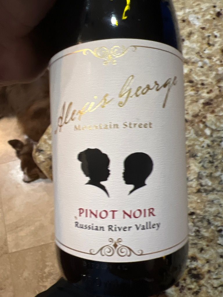 2018 Alexis George Pinot Noir Russian River Valley, USA, California ...
