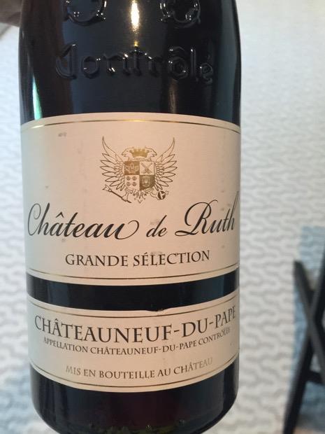 2012 Château de Ruth Châteauneuf-du-Pape Grande Sélection, France ...