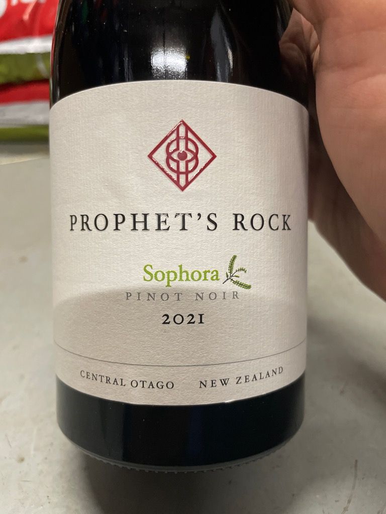 2021 Prophets Rock Pinot Noir Home Vineyard, New Zealand, South Island ...