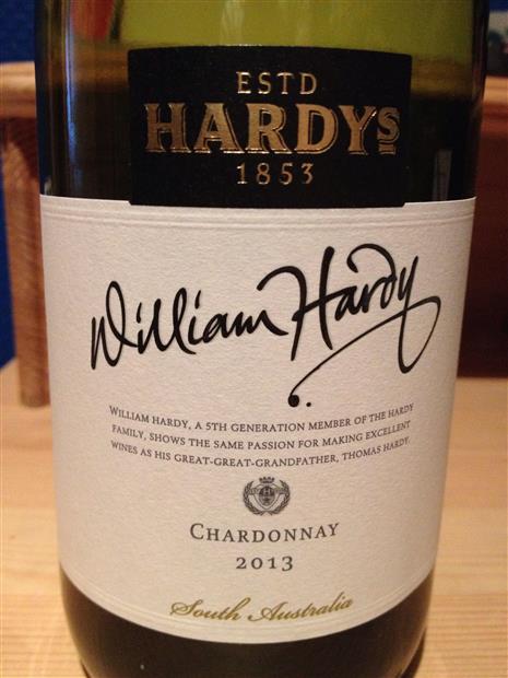2013 Hardys Chardonnay William Hardy, Australia, South Australia ...