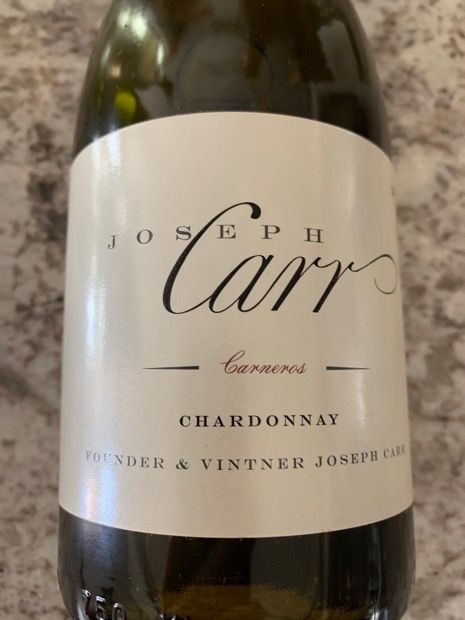 2019 Joseph Carr Chardonnay, USA, California, Napa / Sonoma, Carneros ...
