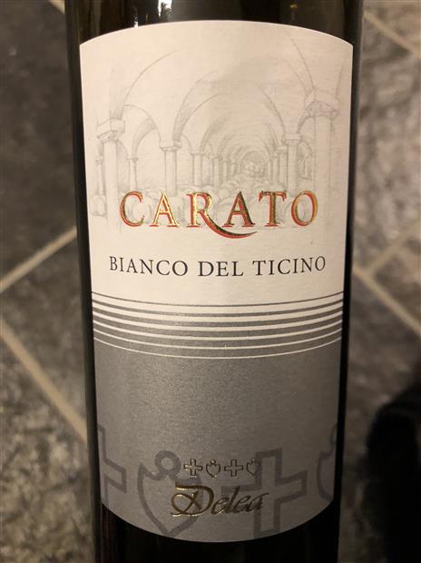 2019 Angelo Delea Carato Bianco del Ticino, Switzerland, Ticino ...
