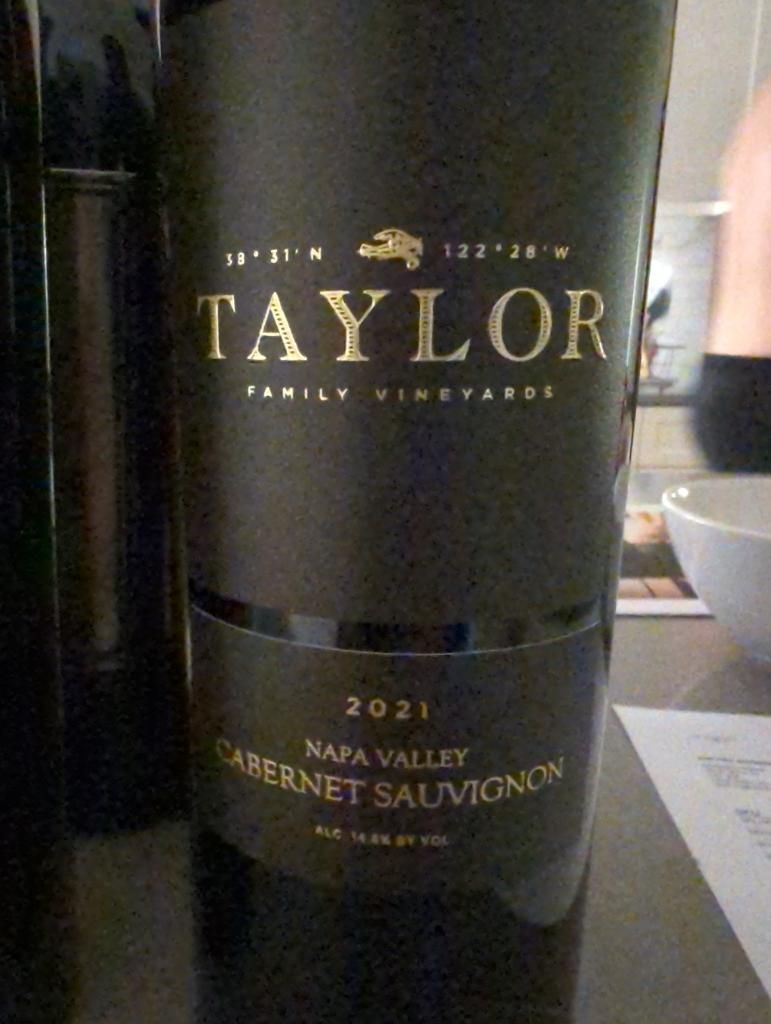 2021 Taylor Family Vineyards Cabernet Sauvignon Napa Valley, USA ...