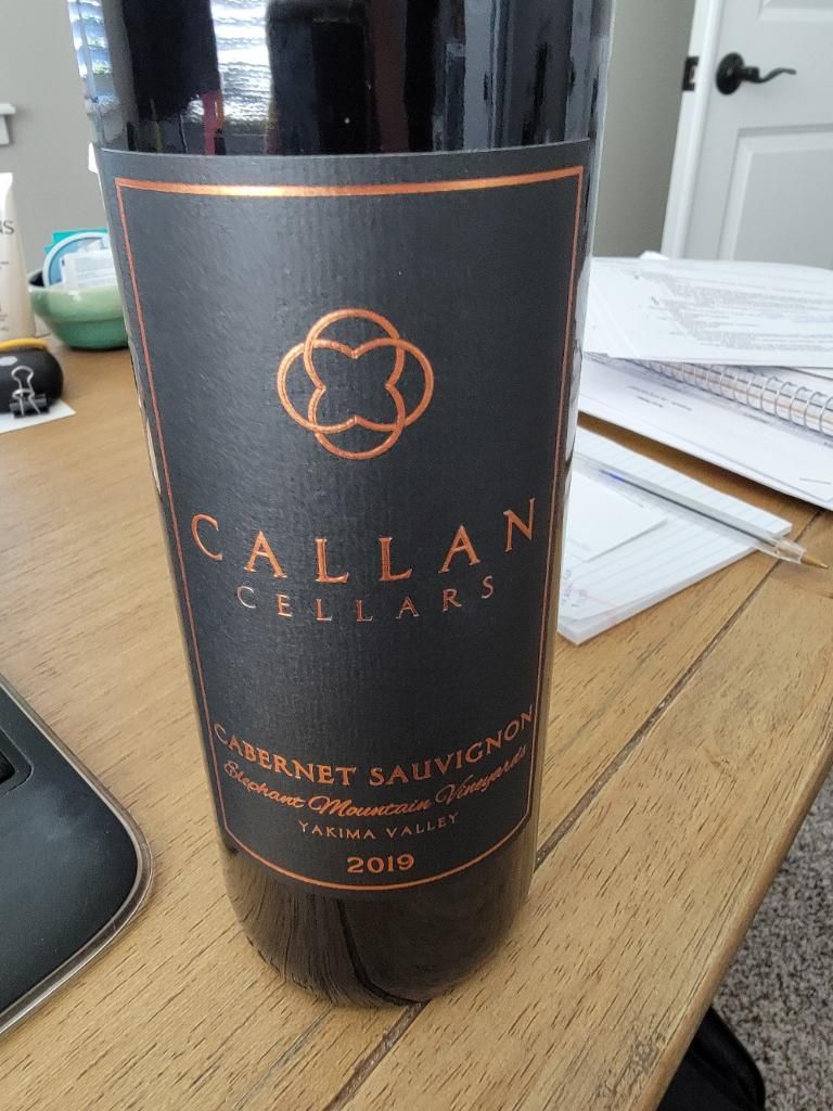 2020 Callan Cellars Cabernet Sauvignon Elephant Mountain, USA ...