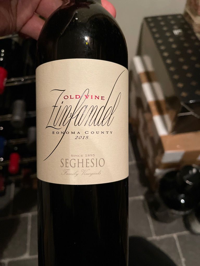 2016 Seghesio Family Vineyards Zinfandel Sonoma County Barrel Auction ...