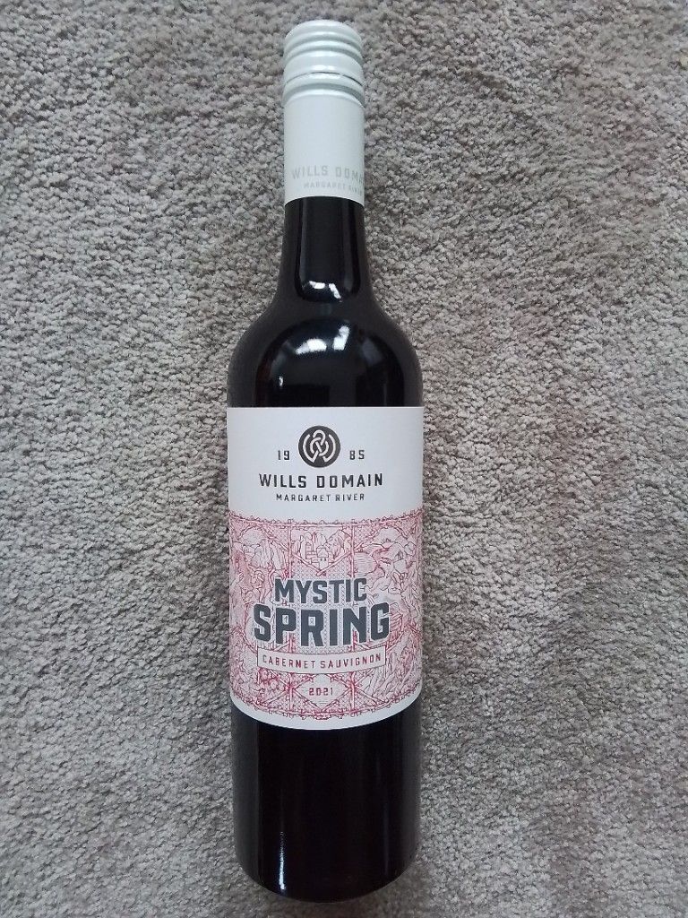 2021 Wills Domain Cabernet Sauvignon Mystic Spring, Australia, Western ...