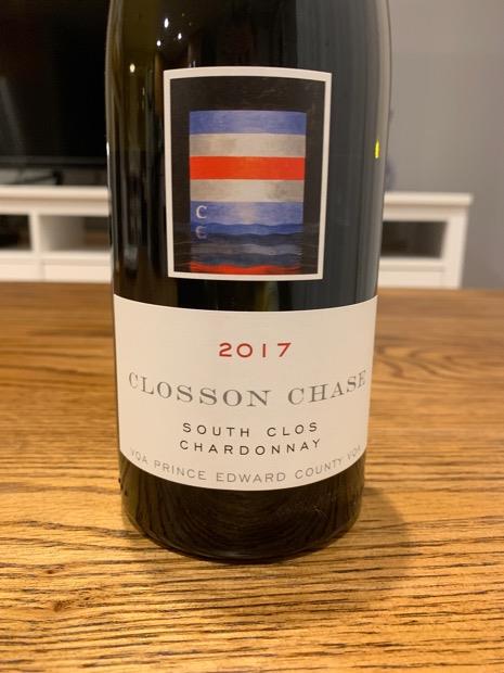 2017 Closson Chase Chardonnay South Clos, Canada, Ontario, Prince ...