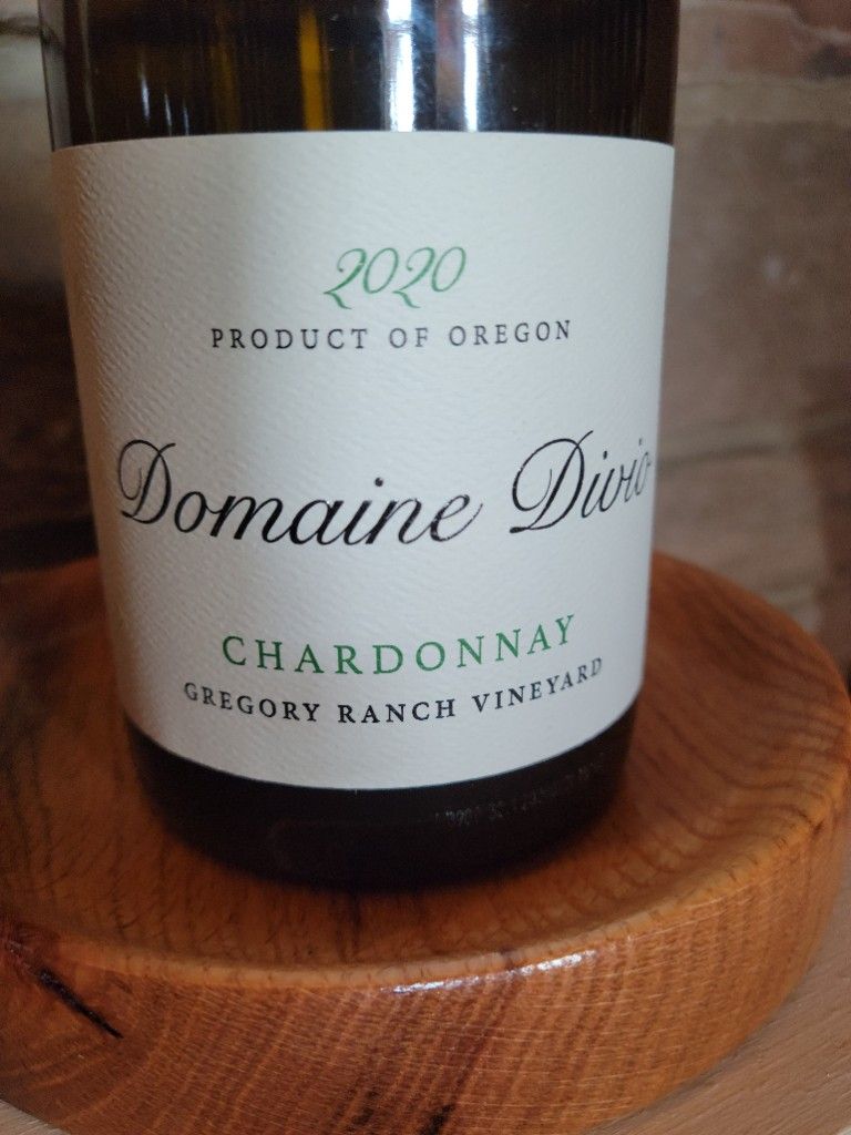 2020 Domaine Divio Chardonnay Gregory Ranch Vineyard, USA, Oregon ...