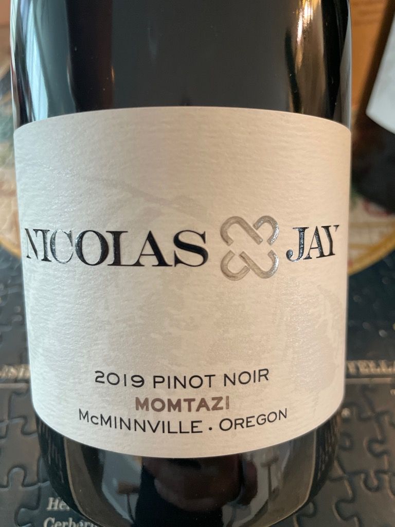 2019 Domaine Nicolas-Jay Pinot Noir Momtazi Family Vineyard, USA ...