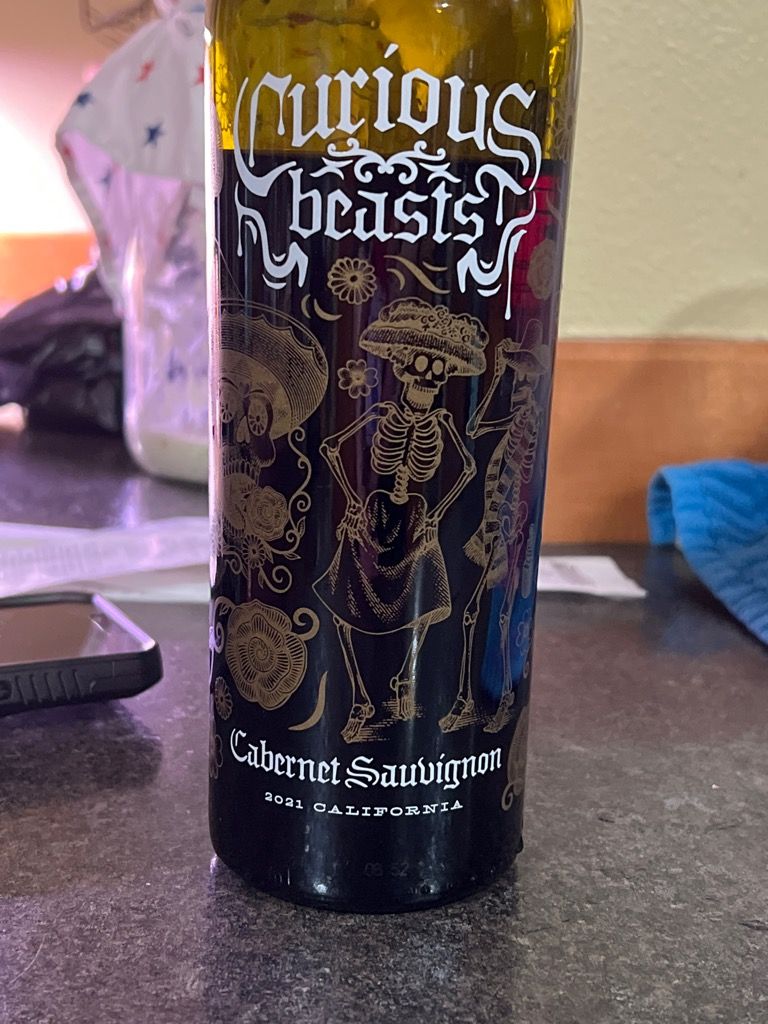 2021 Curious Beasts Wines Cabernet Sauvignon, USA, California ...