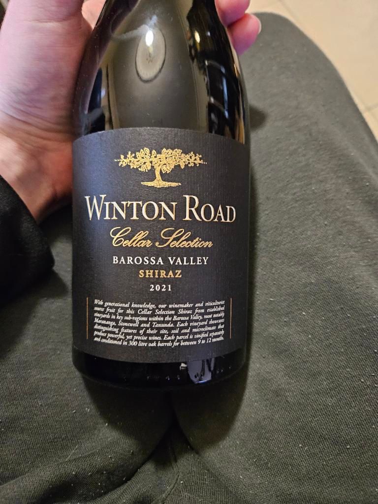 2021 Winton Road Shiraz Cellar Selection, Australia, South Australia ...