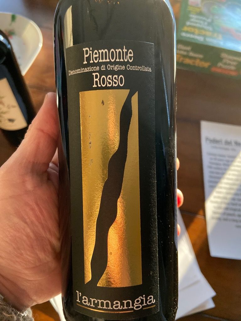 2018 Azienda Agricola L'Armangia Piemonte Rosso, Italy, Piedmont ...