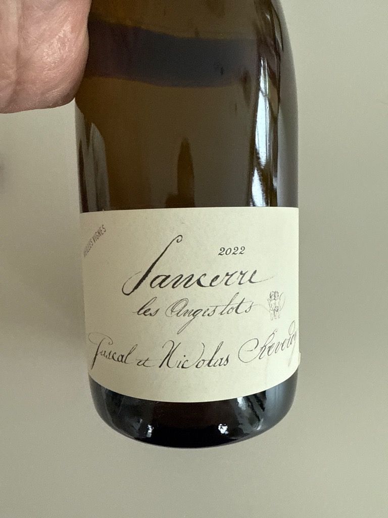 2022 Pascal & Nicolas Reverdy Sancerre Vieilles Vignes les Angeslots ...