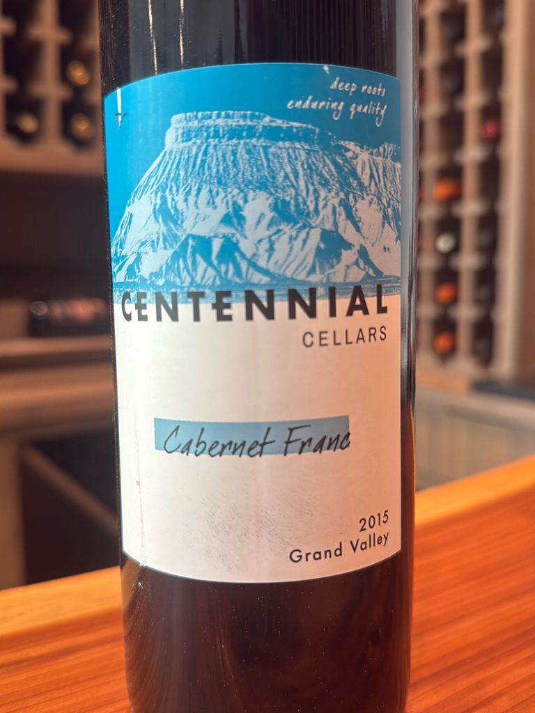 2015 Centennial Cellars Cabernet Franc, USA, Colorado, Grand Valley ...