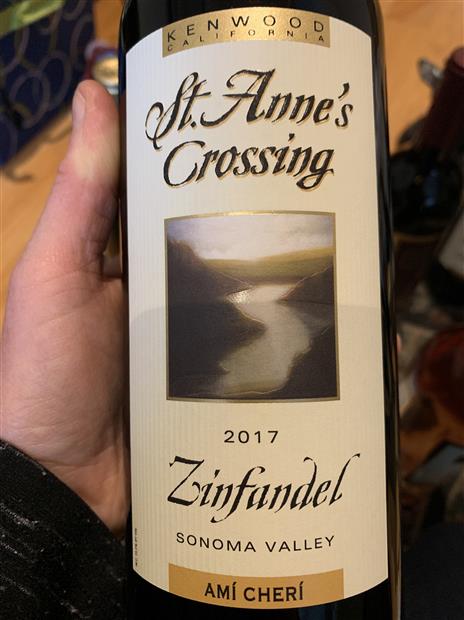 2017 St. Anne's Crossing Zinfandel Ami Cheri, USA, California, Sonoma ...
