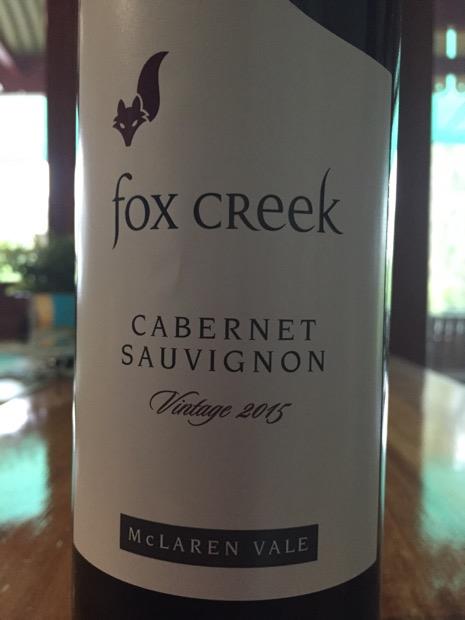 2018 Fox Creek Cabernet Sauvignon, Australia, South Australia, Fleurieu, McLaren Vale ...
