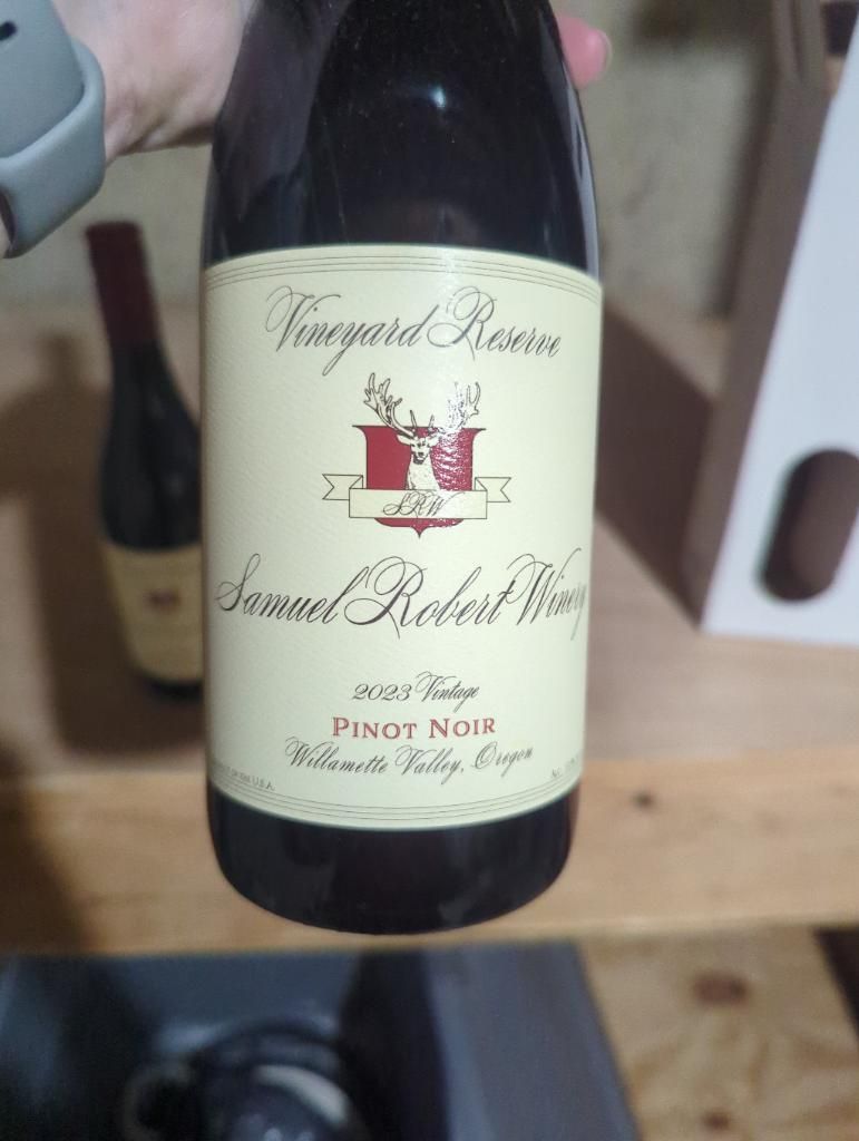 2023 Samuel Robert Winery Pinot Noir Reserve, USA, Oregon, Willamette ...