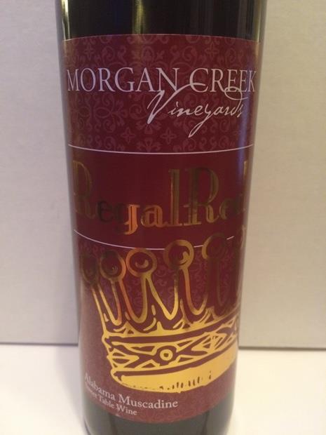 NV Morgan Creek Vineyards Muscadine Regal Red, USA, Alabama - CellarTracker