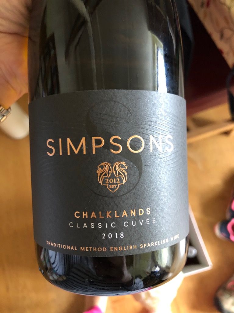 2018 Simpsons Wine Estate Chalklands Classic Cuvee, United Kingdom ...