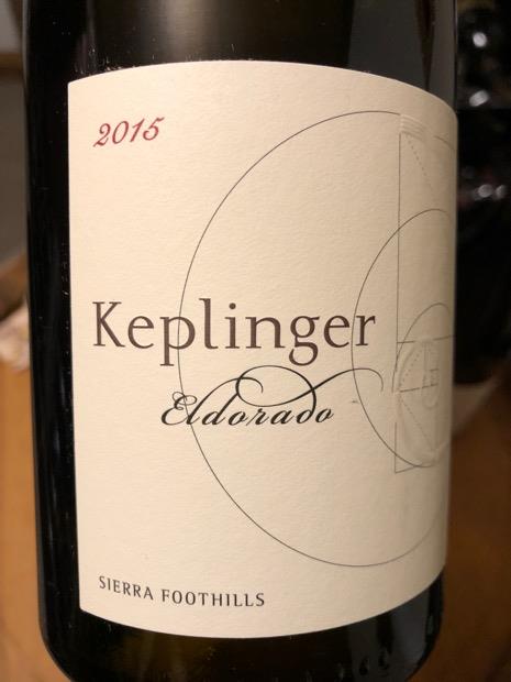 2015 Keplinger Eldorado, USA, California, Sierra Foothills - CellarTracker