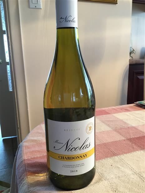 Vin Maison Nicolas Chardonnay | Ventana Blog