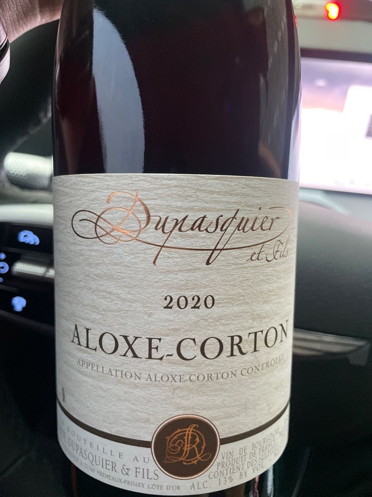2020 Domaine Dupasquier & Fils Aloxe-Corton, France, Burgundy, Côte de ...
