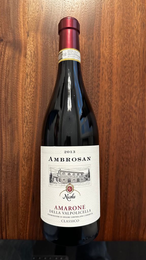 2013 Nicolis Angelo e figli Amarone della Valpolicella Classico ...