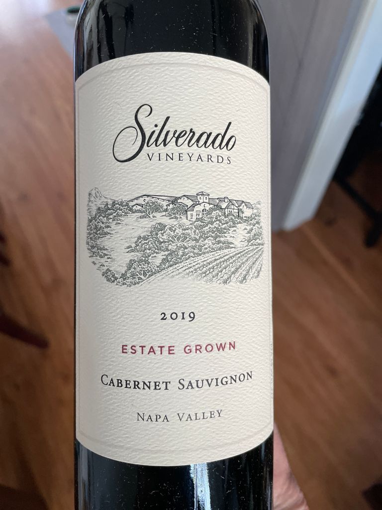 2019 Silverado Vineyards Cabernet Sauvignon Estate Grown Napa Valley ...