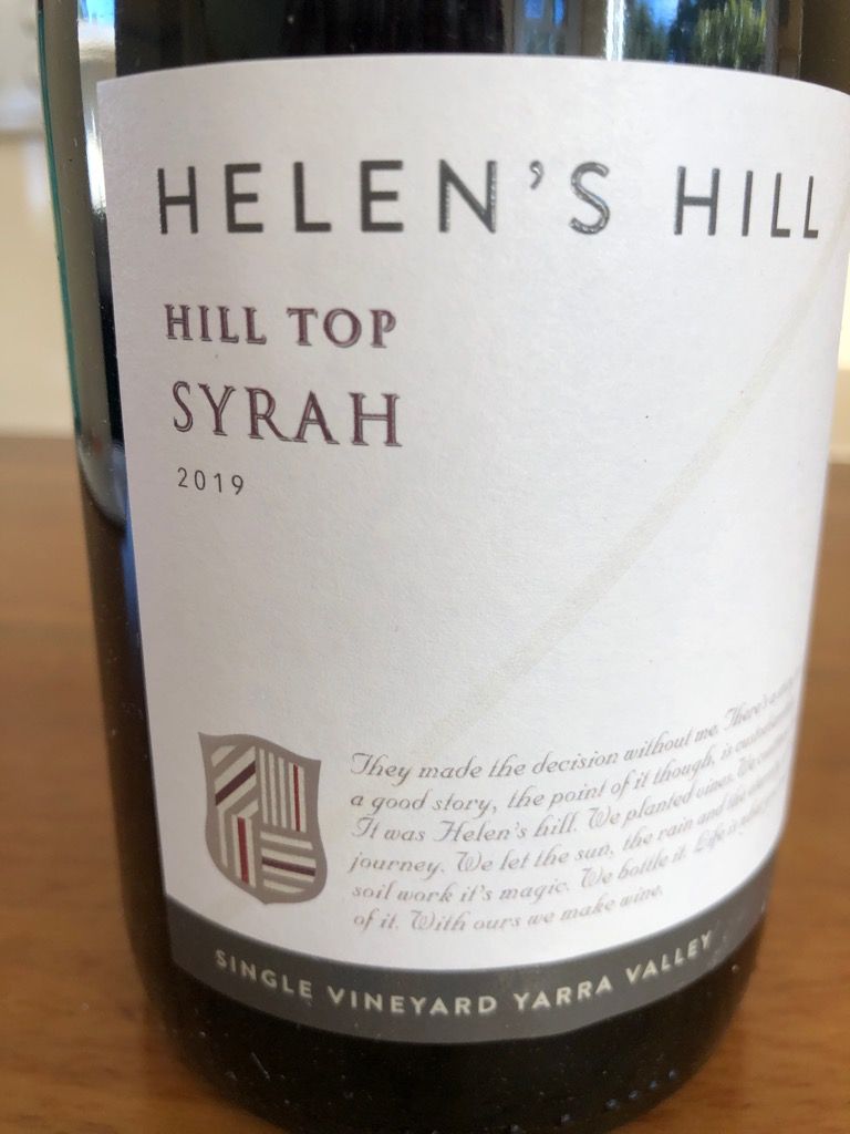 2020 Helen's Hill Syrah Hill Top Single Vineyard, Australia, Victoria ...
