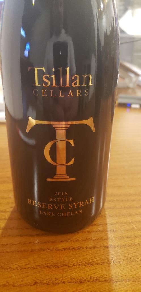 2019 Tsillan Cellars Syrah Estate Reserve Lakeside, USA, Washington ...