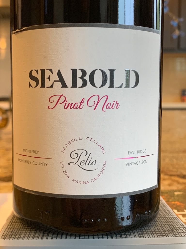2019 Seabold Pinot Noir Pelio, USA, California, Central Coast, Monterey ...
